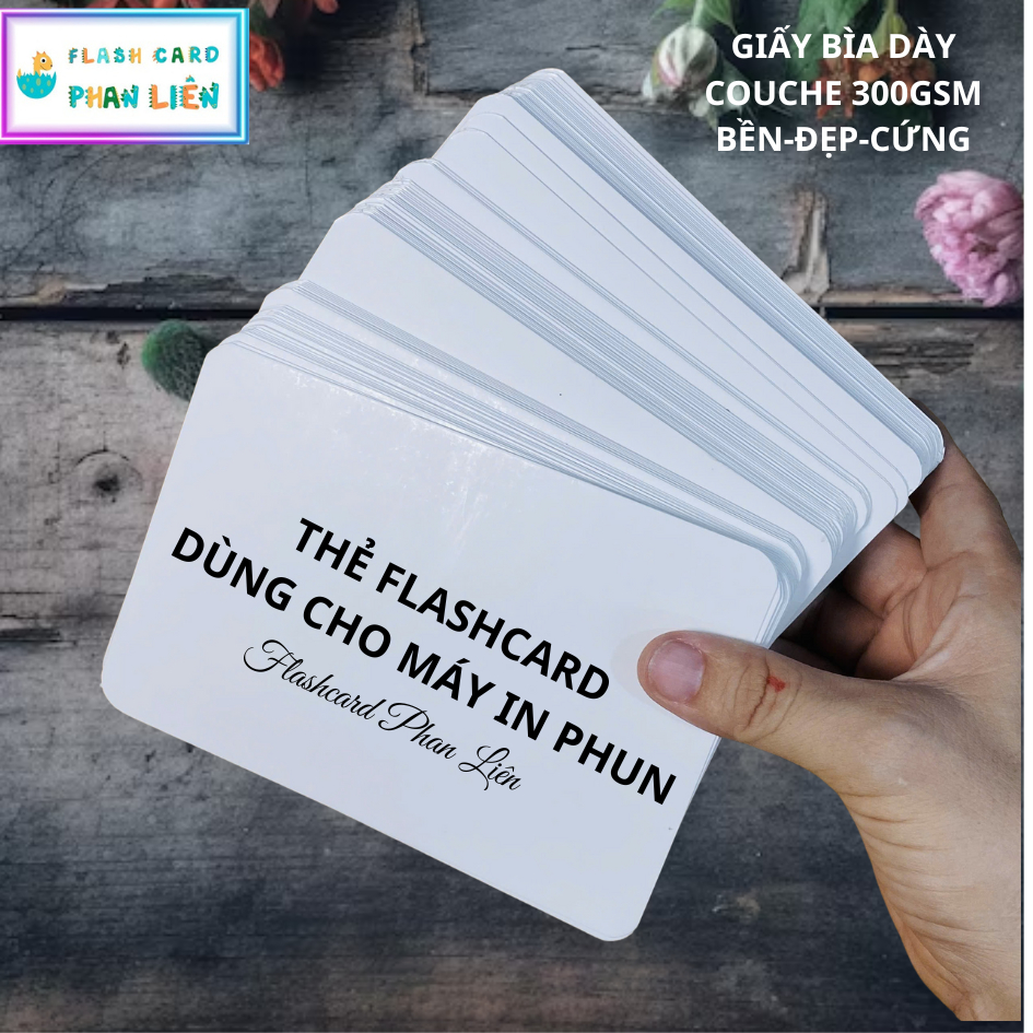 mẫu dùng thử, flashcard dùng cho máy in phun 10 tờ, giấy couche 300gsm ...