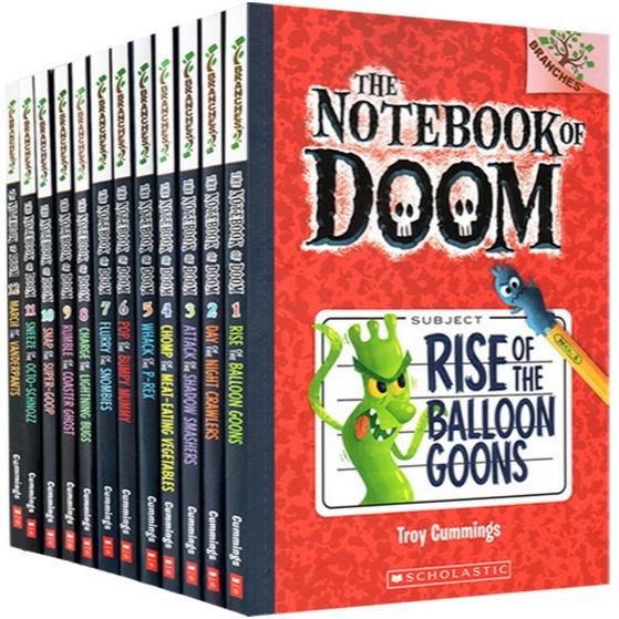 Sách - Bản nhập - The notebook of doom - Trọn bộ 14 quyển | Shopee Việt Nam