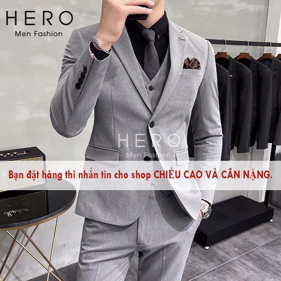 Bộ Vest Comple Nam 2 Cúc, Bộ Suit Nam 2 Khuy Hàn Quốc Chất Vải Sịn ...