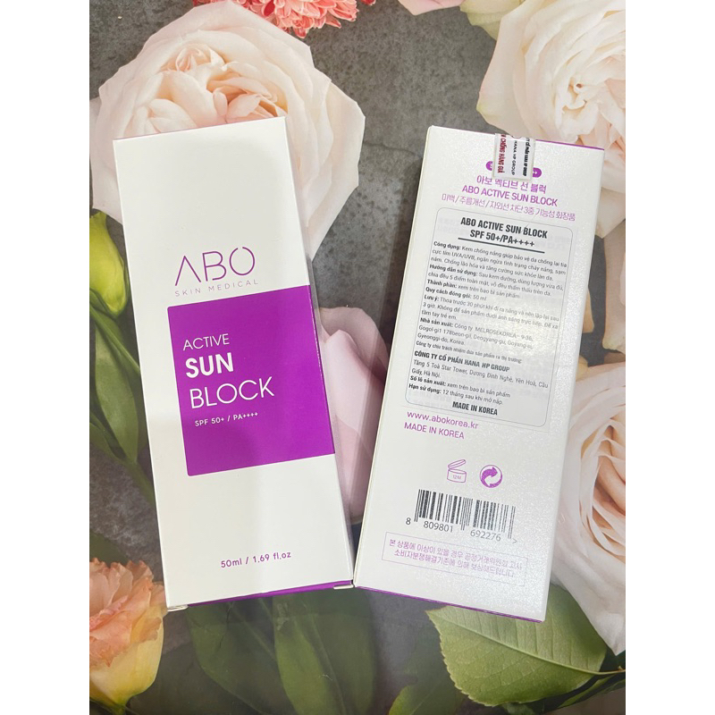 Kem Chống Nắng Abo Sun Block Giúp Nâng Tone, Dưỡng Trắng Da Bảo Vệ Da ...