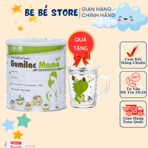 Sữa hạt bầu Gumilac Mama lon 650g -Dinh dưỡng trọn vẹn cho mẹ thai kì ...
