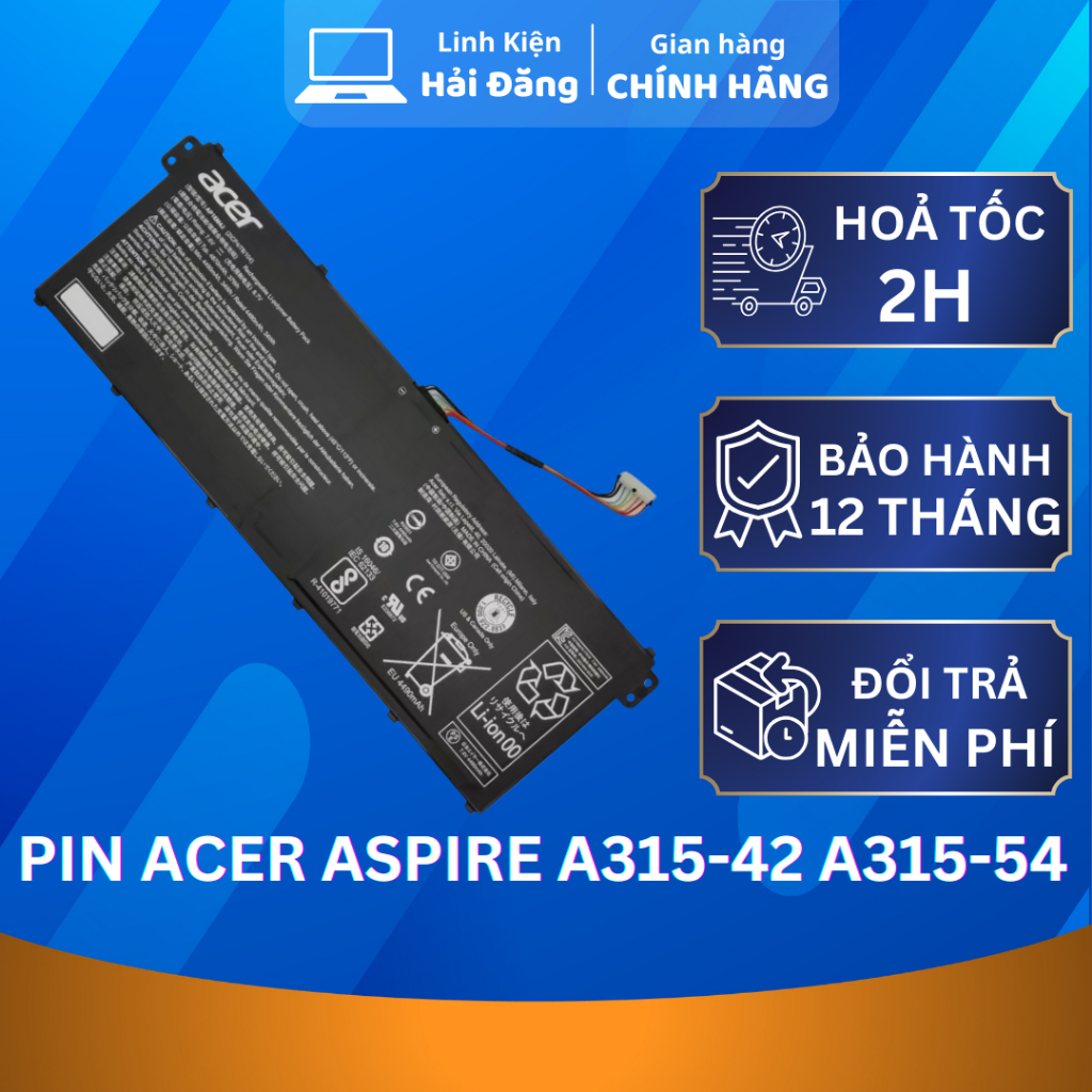 Pin Laptop Acer Aspire 3 A315-42 A315-54 Aspire 5 A514-52 A515-43 ...