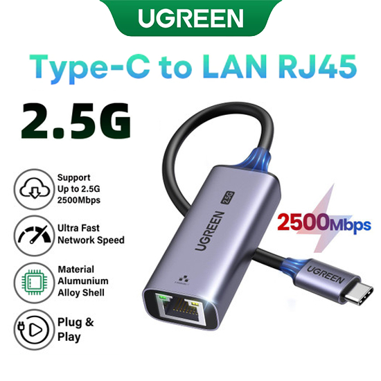 Type-C to Lan RJ45 2.5Gbs Ugreen Bộ Chuyển Đổi Usb c Tốc Độ Cao ...