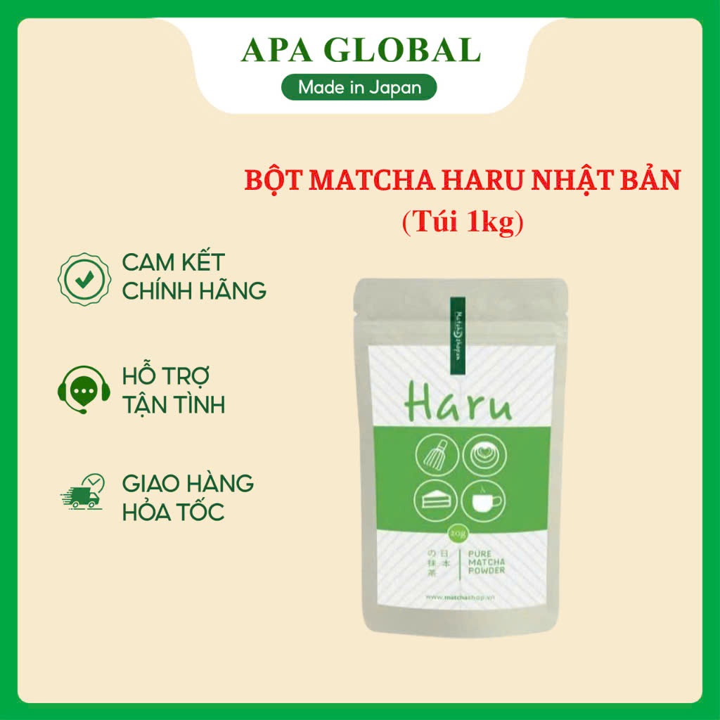 Matcha haru 1kg, matcha haru nhập khẩu Nhật Bản | Shopee Việt Nam