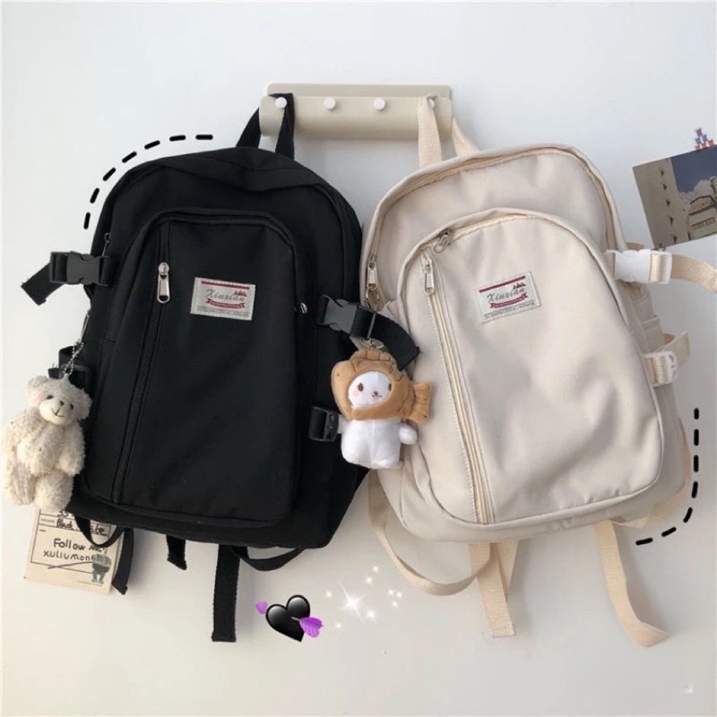 BALO BASIC chống nước balo nam nữ basic đi học nhiều ngăn | Shopee Việt Nam