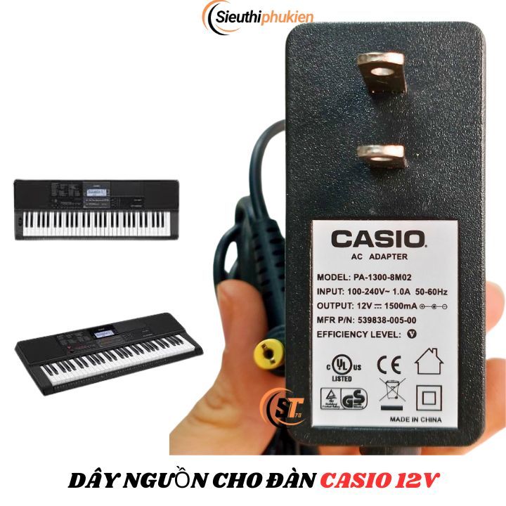 Bộ nguồn cho đàn Piano Casio CDP-100 CDP-200 zin bảo hành 1 năm ...
