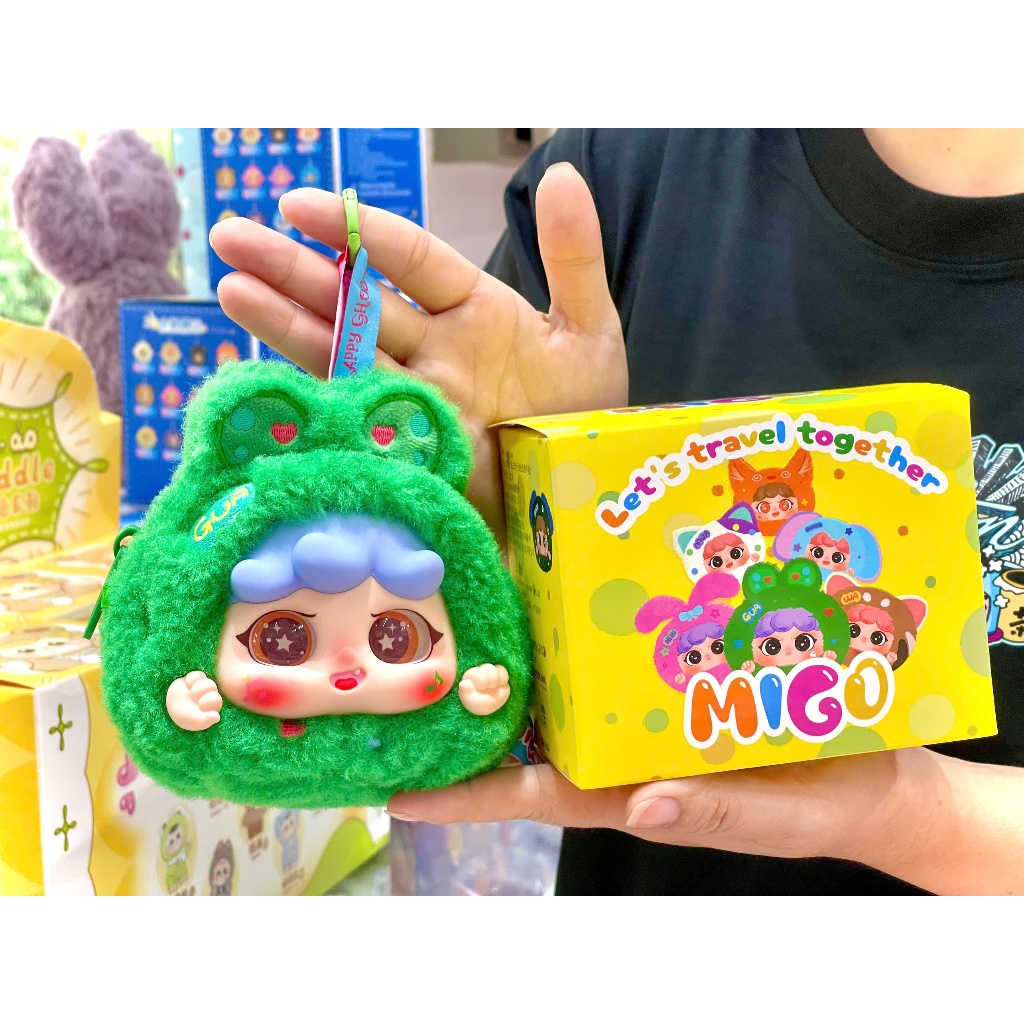 [CHÍNH HÃNG] Blindbox Migo Du lịch túi zip, Gấu bông Migo Let's Travel ...