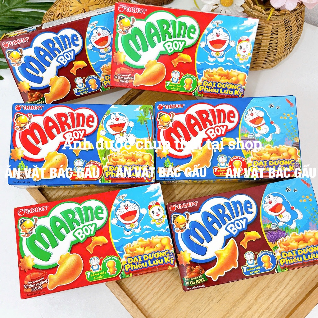 Bánh Cá Marine Boy Orion, Snack Bim Cá Ăn Liền Các Vị (Hộp 35g), Đồ ăn ...