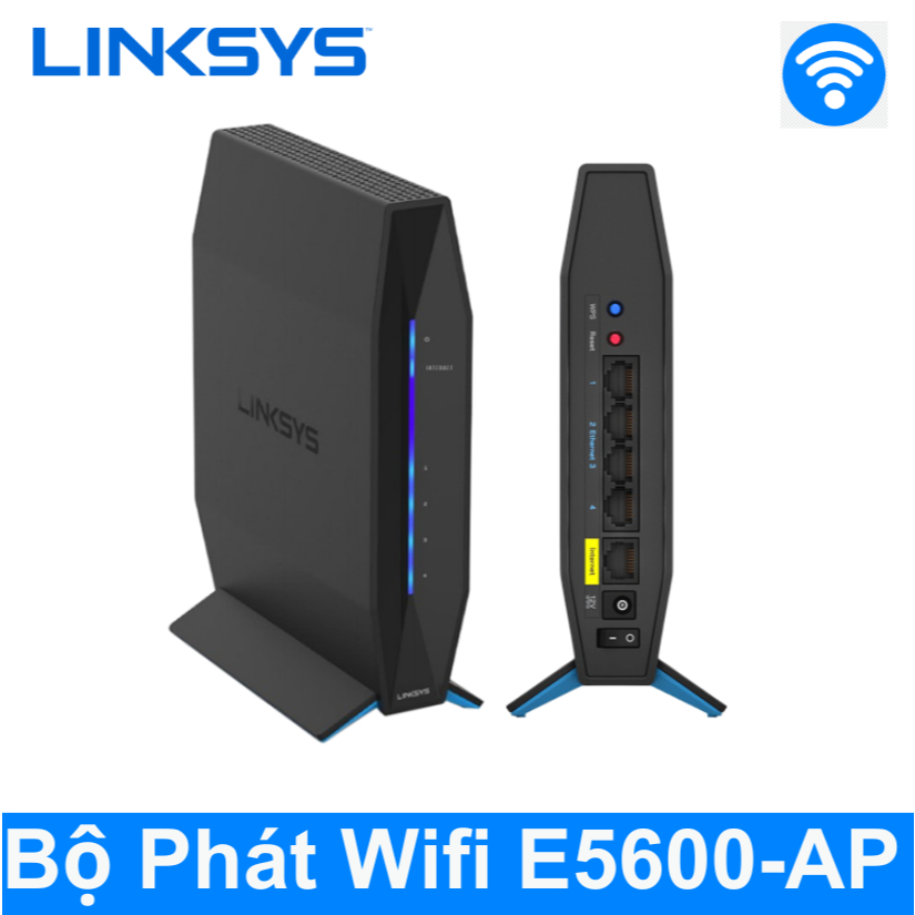 Bộ phát WiFi 5 Dual-Band AC1200 LINKSYS E5600 ( cho gia đình, văn phòng ...
