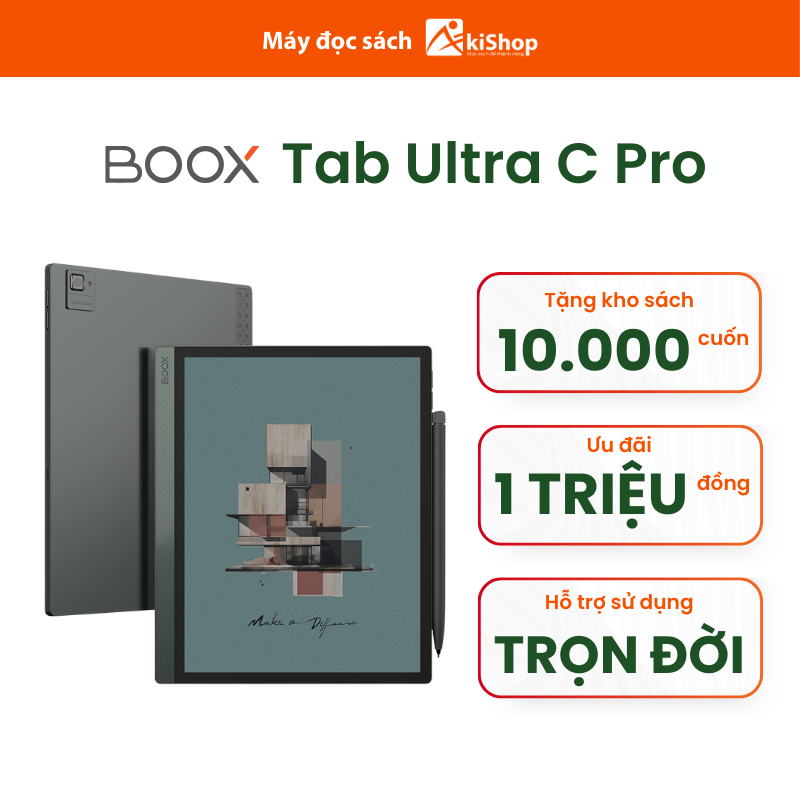 Máy đọc sách Boox Tab Ultra C Pro Chính hãng Akishop | Shopee Việt Nam