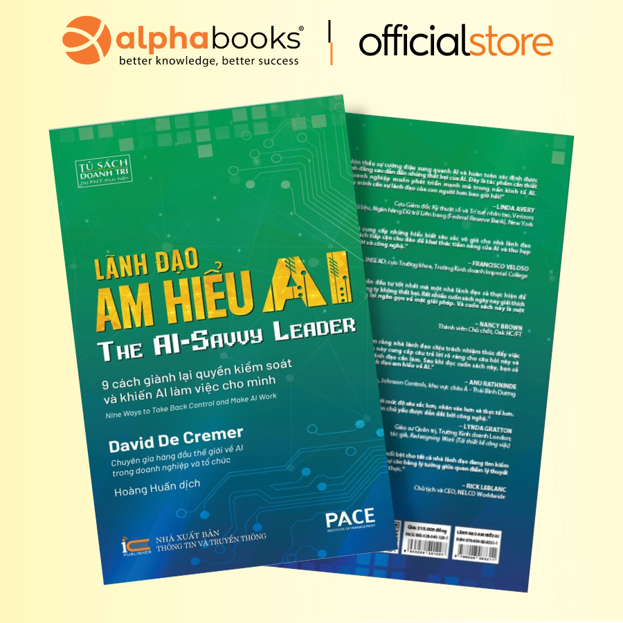Sách - Lãnh Đạo Am Hiểu AI (The AI-Savvy Leader) - David De Cremer ...