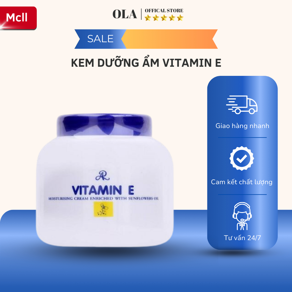 Kem Vitamin E Aron Dưỡng Ẩm, Cho Mùa Đông Khỏi Hanh Khô - Mỹ Phẩm Ola ...