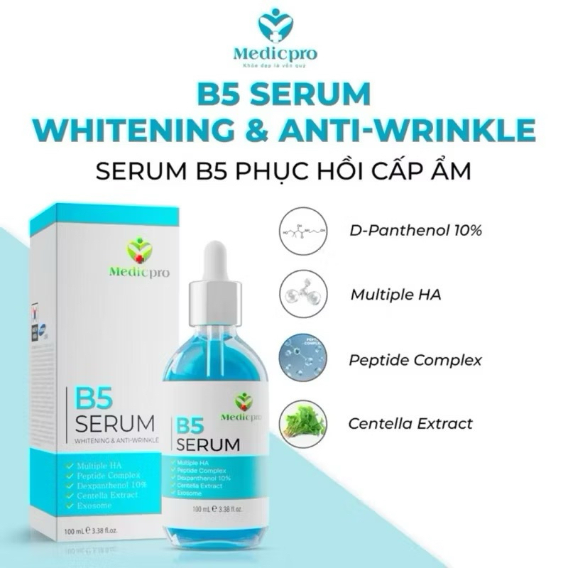 Serum B5 Medicpro Phục Hồi , Cấp Ẩm CGF ( 100ml ) | Shopee Việt Nam