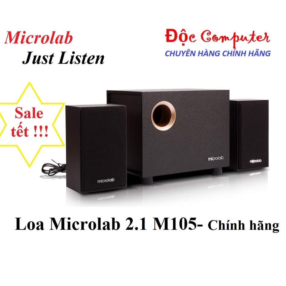 [ Hàng chính hãng ] Loa Microlab B27(2.0) và M105 (2.1) - Hàng chuẩn chính hãng bảo hành 12 ...