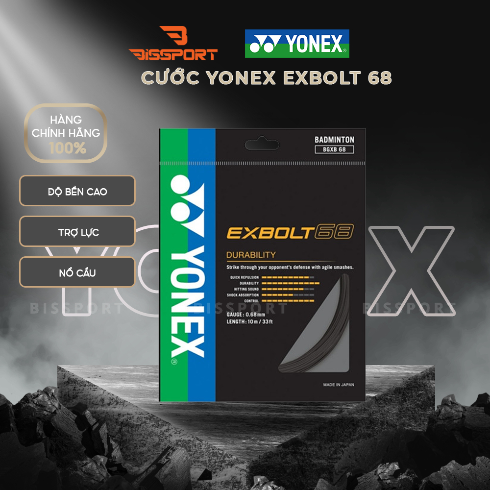 Cước Vợt Cầu Lông Yonex Exbolt 68 Chính Hãng - Siêu Trợ Lực, Cảm Giác ...
