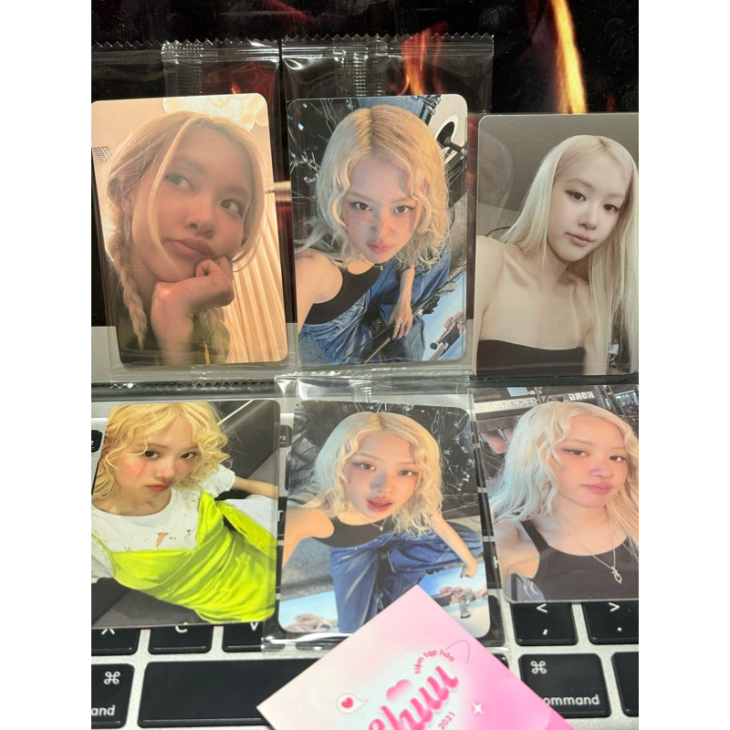 PHOTOCARD Rosie Rosé Blackpink card bo góc official thủ lĩnh thẻ bài bo ...