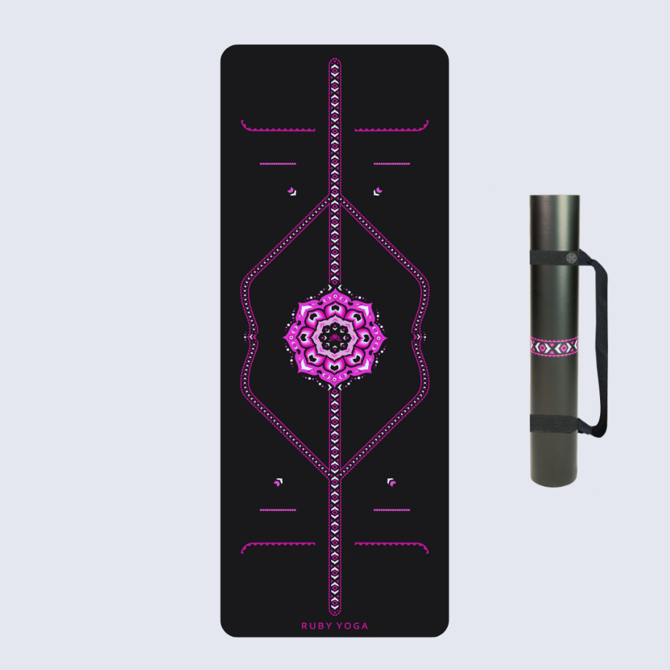 Thảm cao su Loutus cầu vồng 4,5mm, thảm cao su tự nhiên Ruby Yoga | Shopee Việt Nam