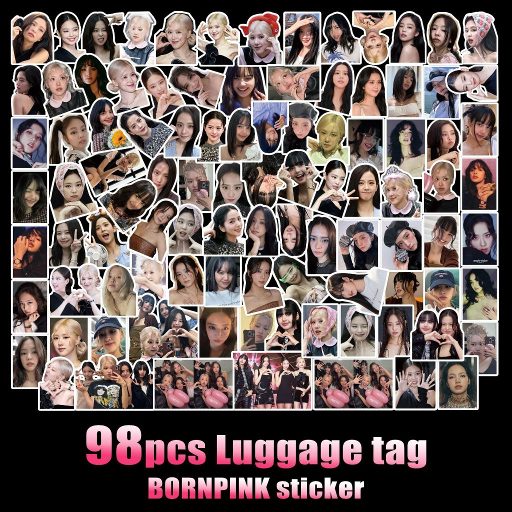 Set 98 Sticker Black pink Our Area 8th Anniversary chống nước | Shopee ...