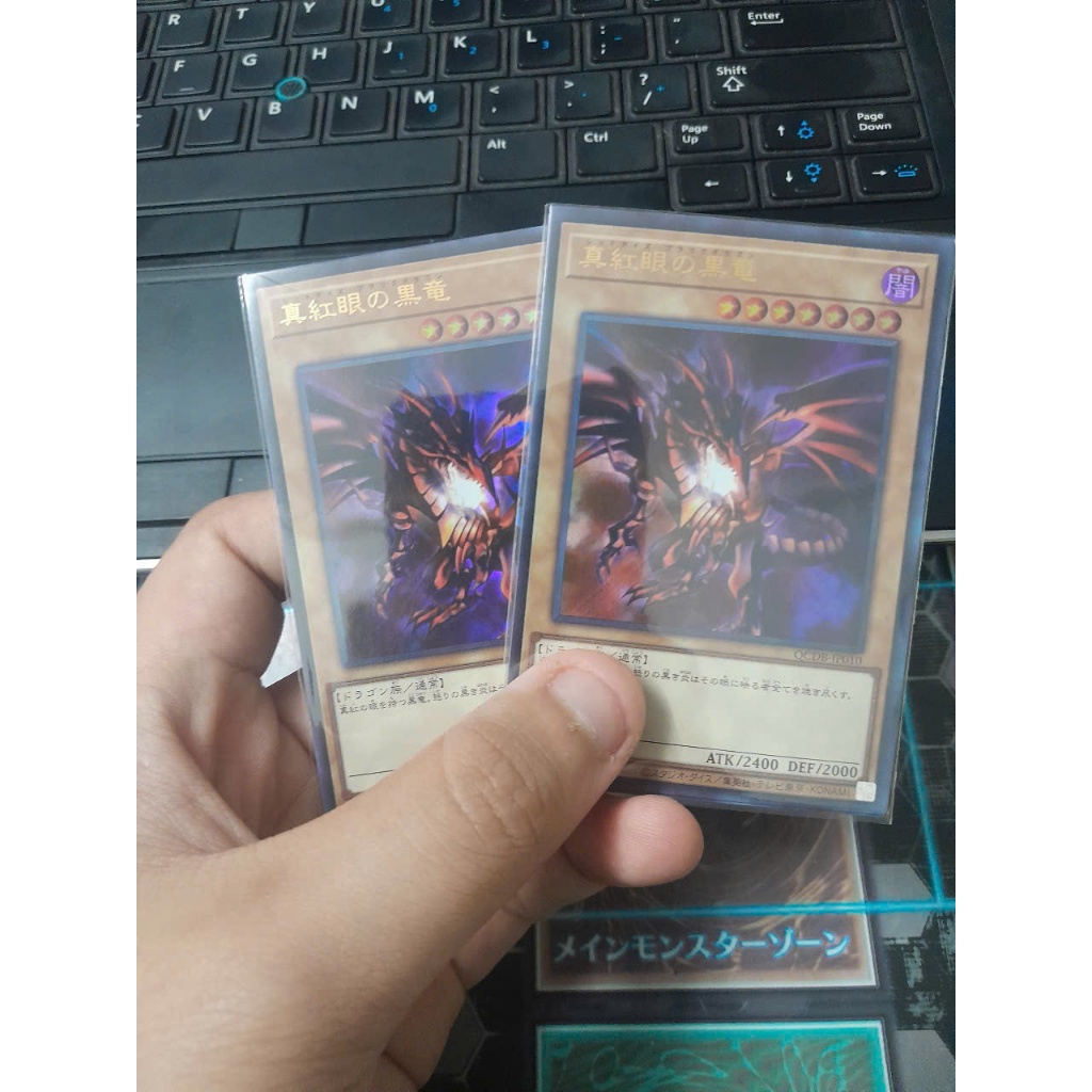 [ 20250323 ] Thẻ bài Yugioh chính hãng Red-Eyes Black Dragon QCDB-JP010, QCAC-JP022 | Shopee ...