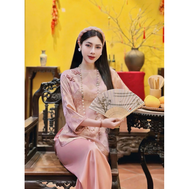 Pháp phục đi chùa - Mã T.ằm đình chùa khuy Tết HOA cao cấp - nhà Hip | Shopee Việt Nam