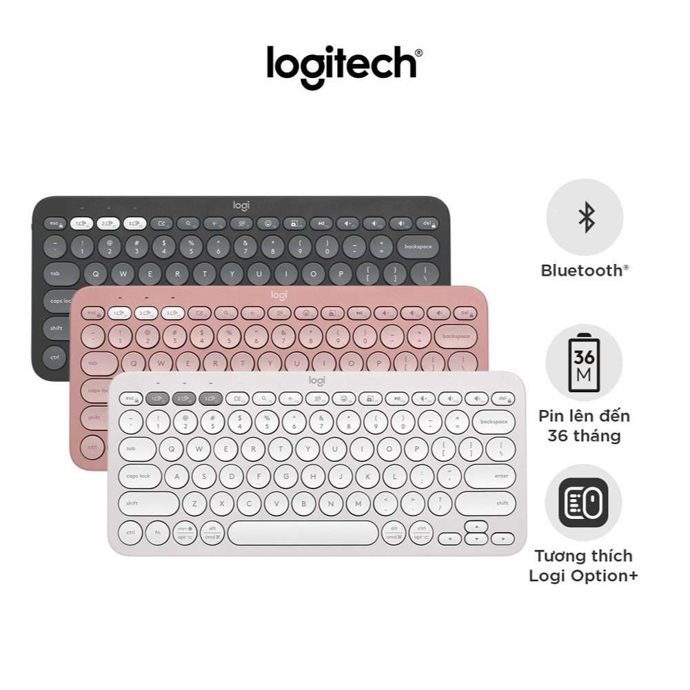 Logitech Pebble Keys 2 K380S - Multi Device Bluetooth Keyboard | Shopee ...