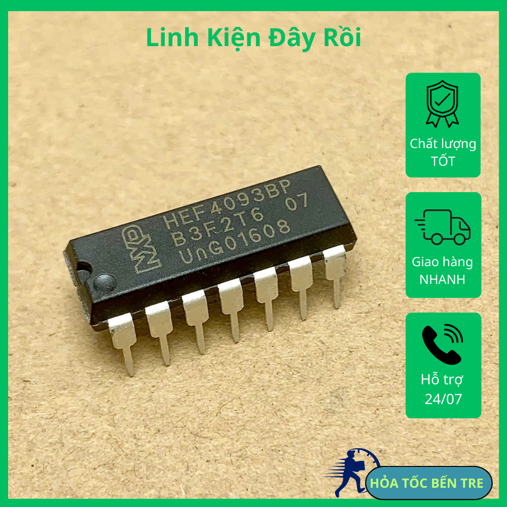 HEF4093BP HEF4093 DIP-16 chính hãng | Shopee Việt Nam