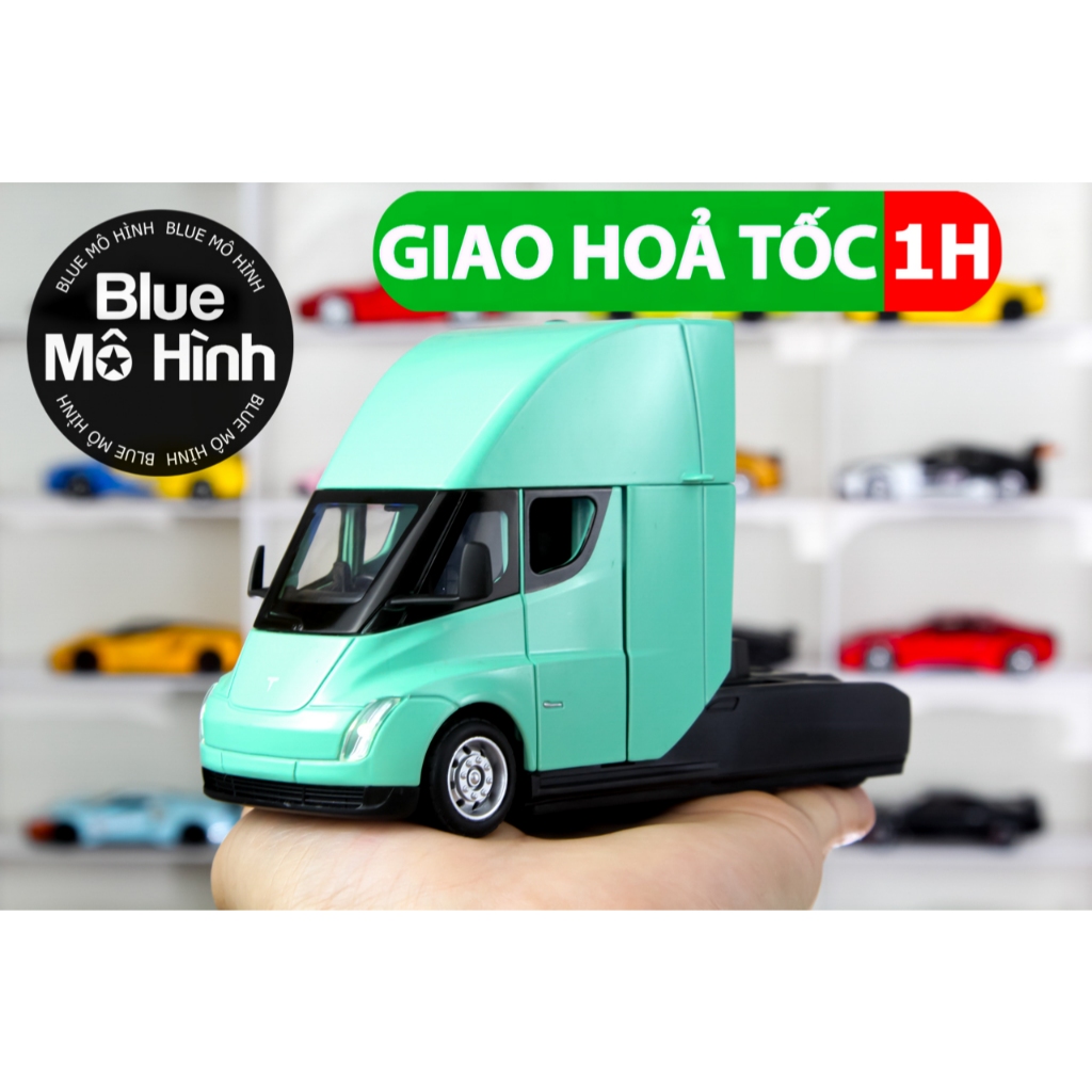 Xe mô hình Tesla đầu kéo container 1:32 | Shopee Việt Nam