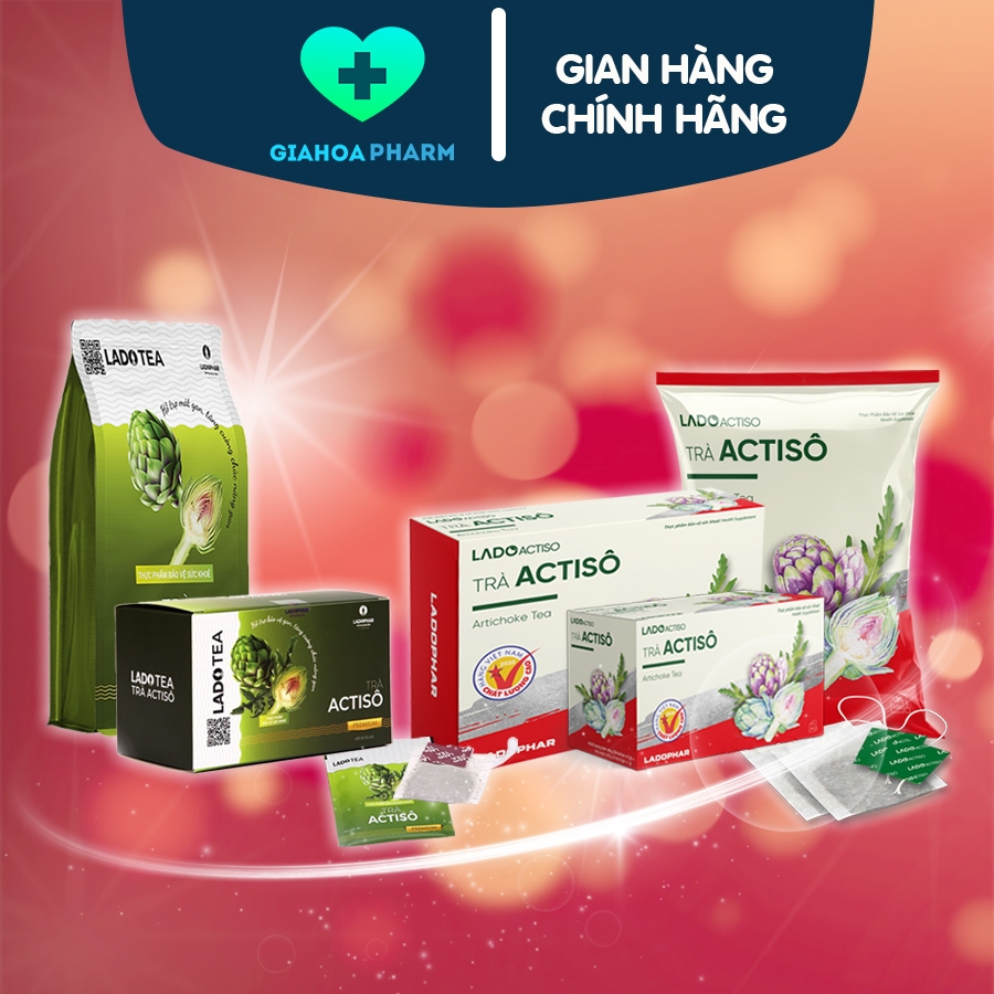 Trà Actiso / Atiso túi lọc Đà Lạt Ladophar (Lado Actiso / Ladotea) giúp ...