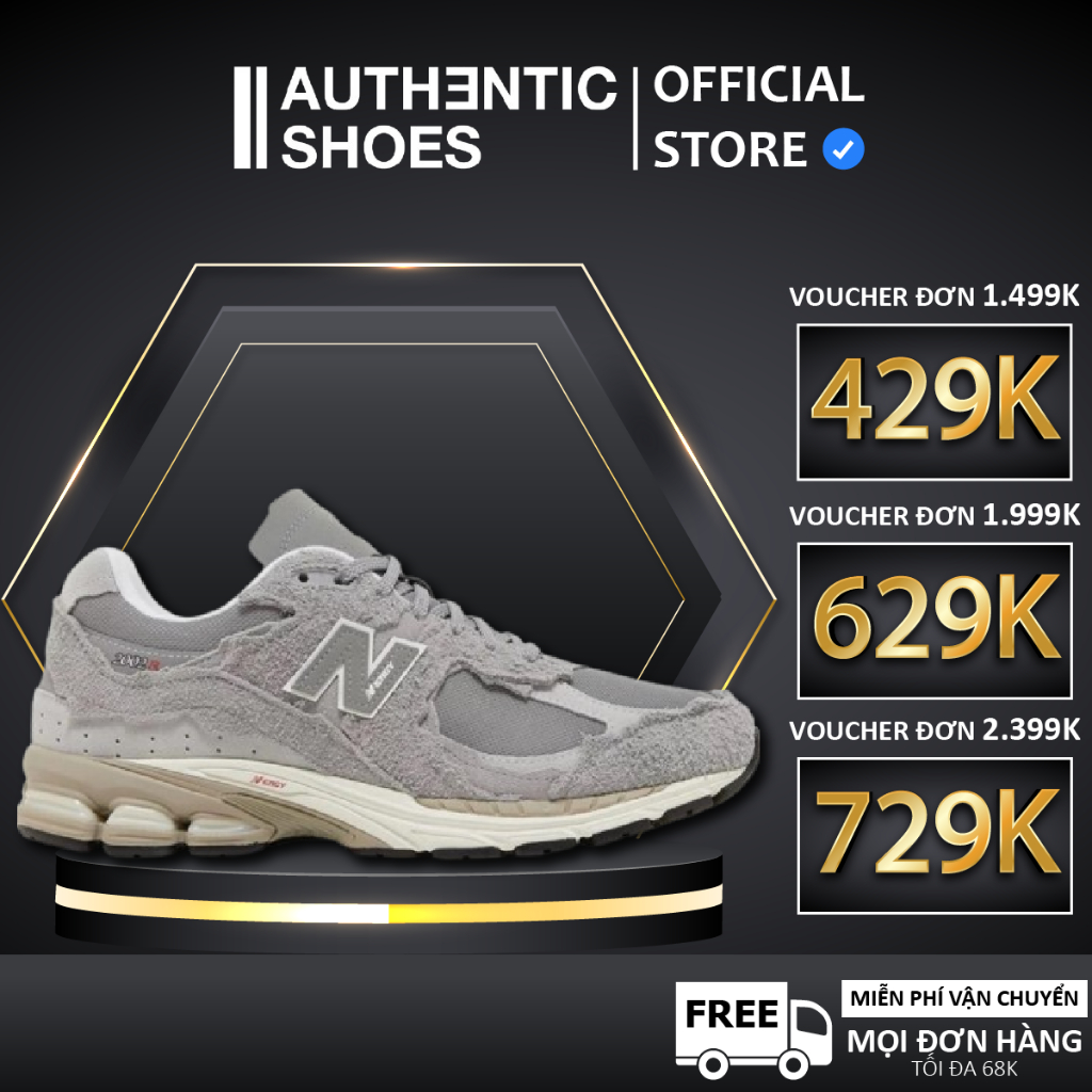 | CHÍNH HÃNG | Giày New Balance 2002R ‘Grey’ M2002RDM ♡ Authentic Shoes ...