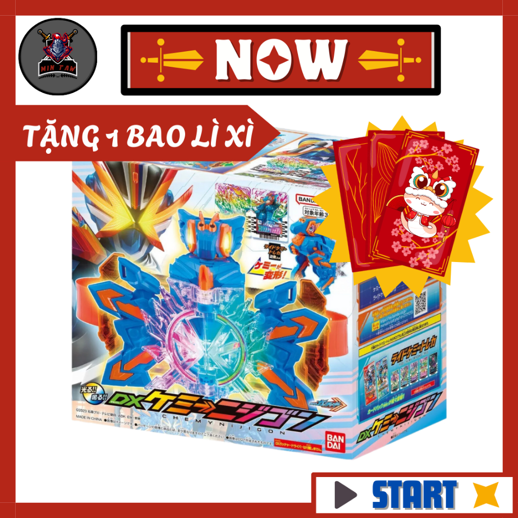 [Có Sẵn] Đồ chơi Kamen Rider Gotchard - DX Chemy Nijigon | Shopee Việt Nam