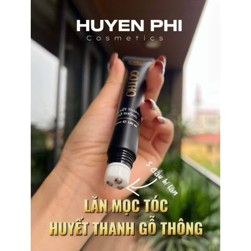 (100% chính hãng) Lăn kích mọc tóc GOTHO Huyền Phi tặng kèm Detox da ...