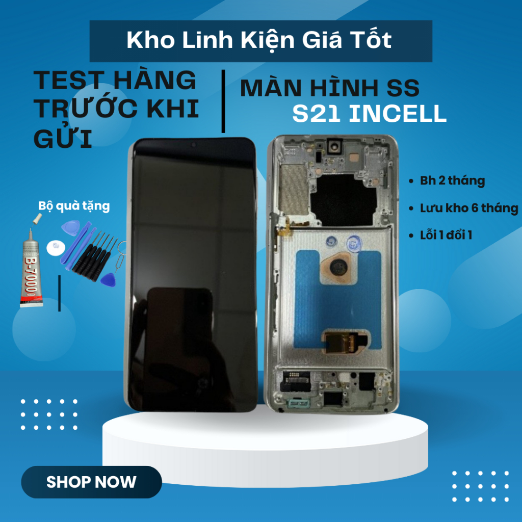 Màn hình Tương Thích S21/ S21 5G / G991 + Khung INCELL - OLED (có hoả ...