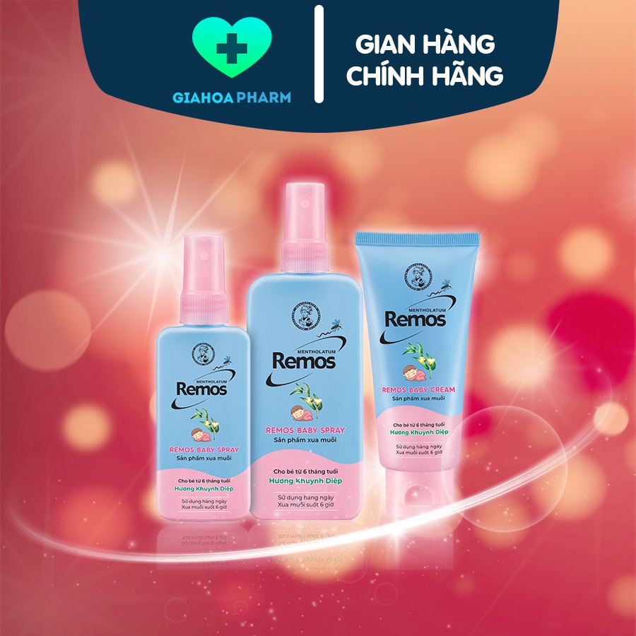 Remos Baby spray 60ml (Hương khuynh diệp) - Xịt / kem xua đuổi, chống ...