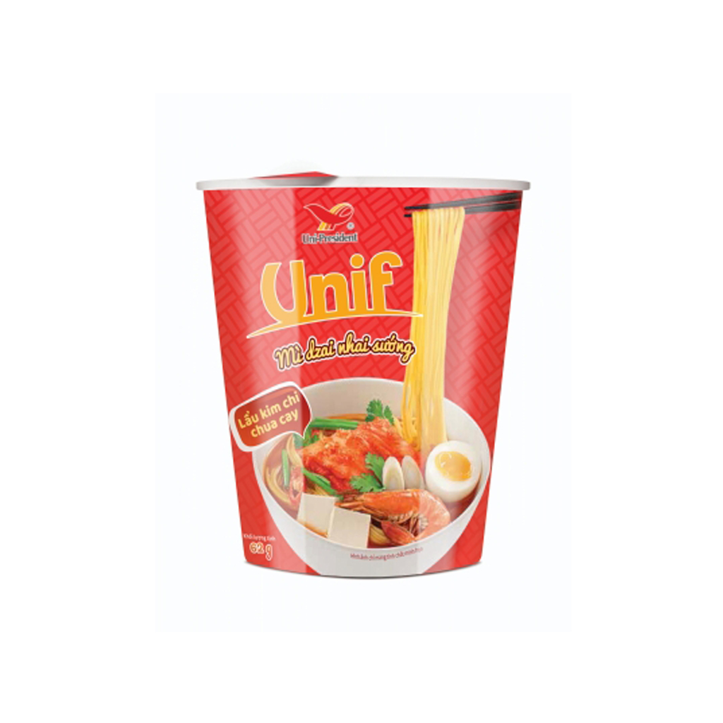 Thùng 24 ly mì Unif vị lẩu kim chi chua cay 62g | Shopee Việt Nam