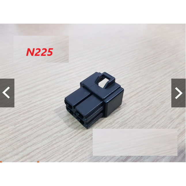 Nhựa sạc đầu cái 4 chân Màu Đen 4P 6.3 - N225 ( 1 bịch 5 cái) | Shopee Việt Nam