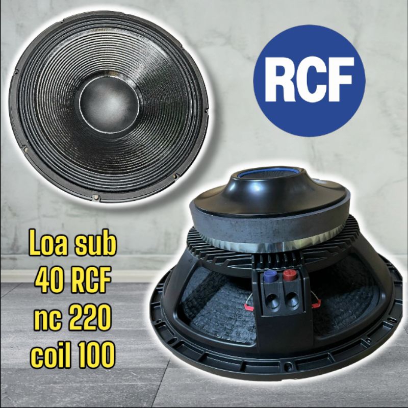 Loa Sub 40 RCF Từ 220 Coil 100 Xương Đúc Cao Cấp | Shopee Việt Nam