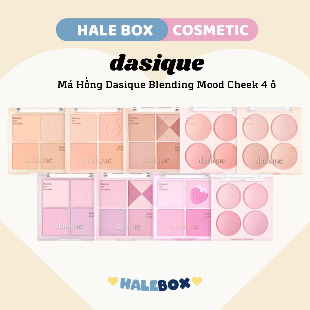 Phấn Má Hồng 4 Ô Dasique Blending Mood Cheek 11.4g | Shopee Việt Nam