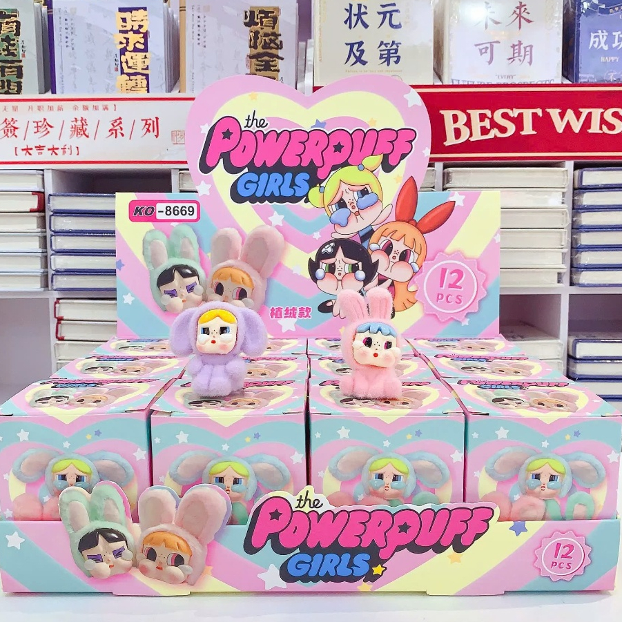 Hộp 12 Túi Mù FullBox Crybaby, Powerpuff Girls, Labubu, Blind Box Mini ...
