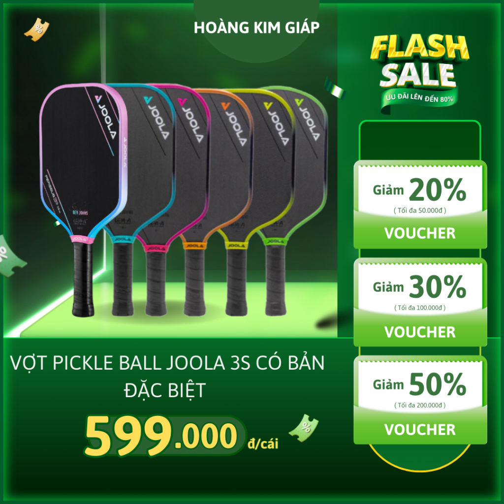Vợt Pickleball Joola Hyperion 3s 16mm Cacbon mặt nhám , siêu nhẹ giúp ...