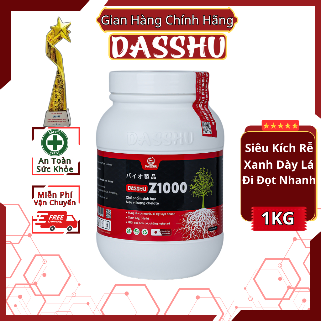 Phân Bón Siêu Kích Rễ Dasshu Z1000 Lọ 1KG Dashu 1 | Shopee Việt Nam