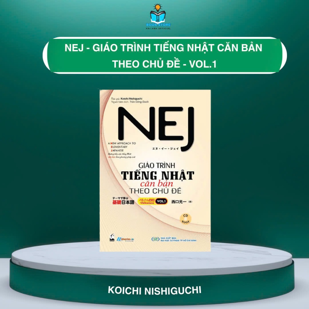 Sách tiếng Nhật - NEJ - Giáo Trình Tiếng Nhật Căn Bản Theo Chủ Đề - Vol.1 | Shopee Việt Nam