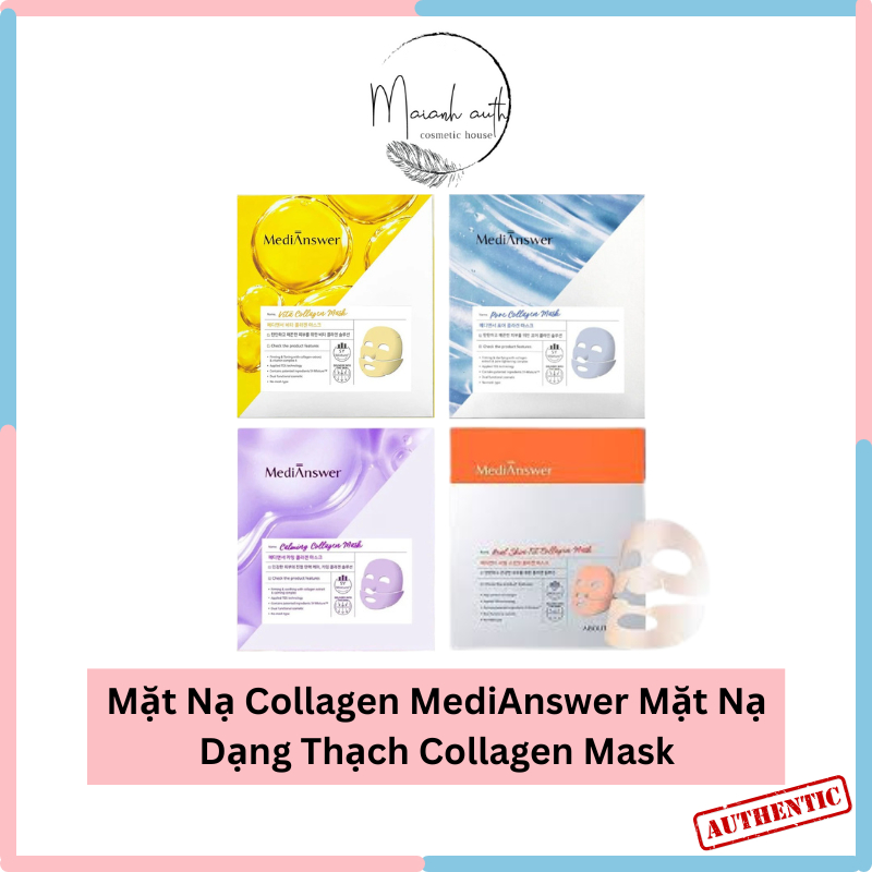 Mặt Nạ Collagen MediAnswer Mặt Nạ Thạch Medi Answer Mask Dưỡng Trắng ...