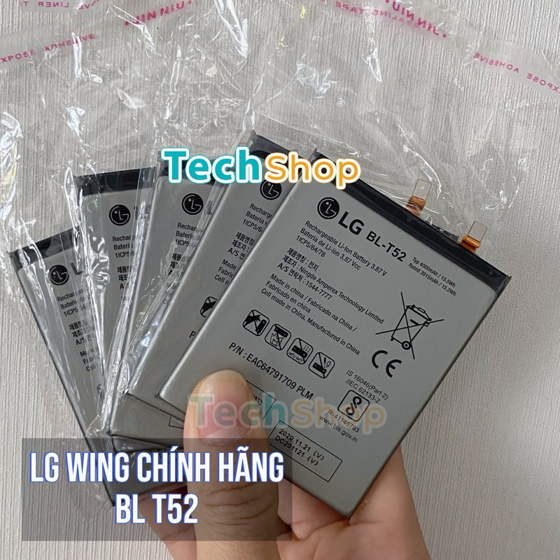 Pin LG Wing 5G BL-T52 CHÍNH HÃNG BH 3 tháng đổi mới Lg Wing F100 4000 ...