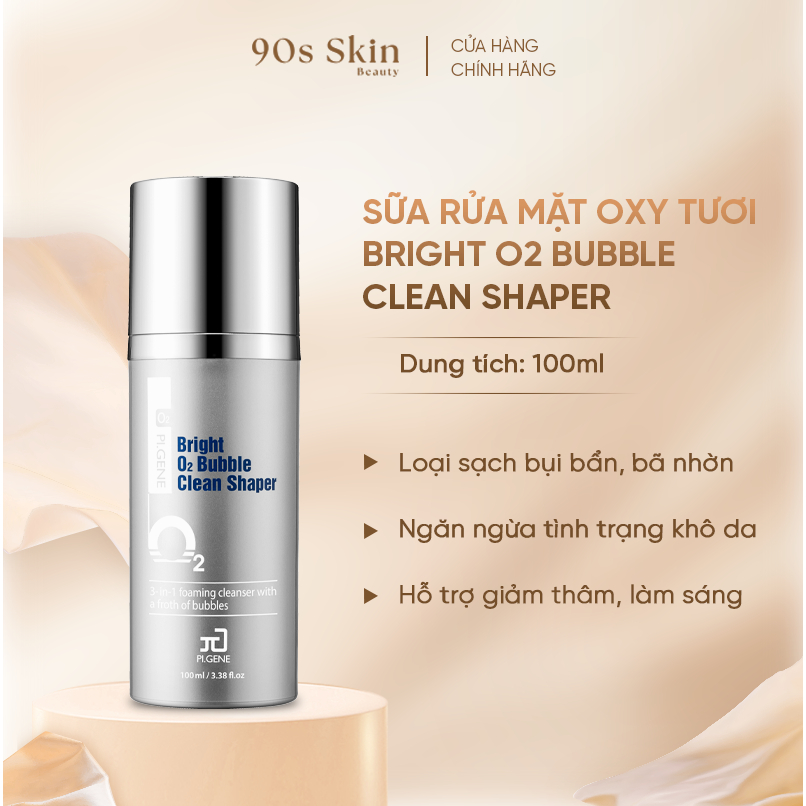 Sữa rửa mặt O2 tươi PION-TECH BRIGHT O2 BUBBLE CLEAN SHAPER 100ml ...