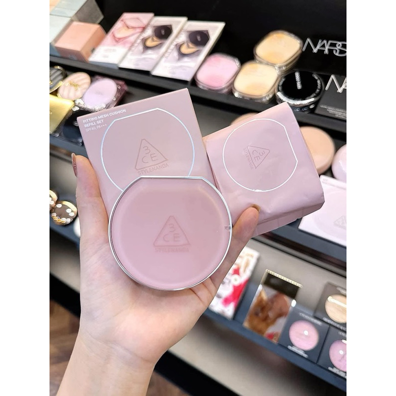 [AUTH 100%] PHẤN NƯỚC CUSHION 3CE FITTING MESH KÈM LÕI REFILL | Shopee ...
