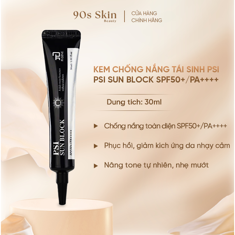Kem chống nắng tái sinh PSI SUN BLOCK SPF50+/PA++++ 30ml - Hàng chính ...