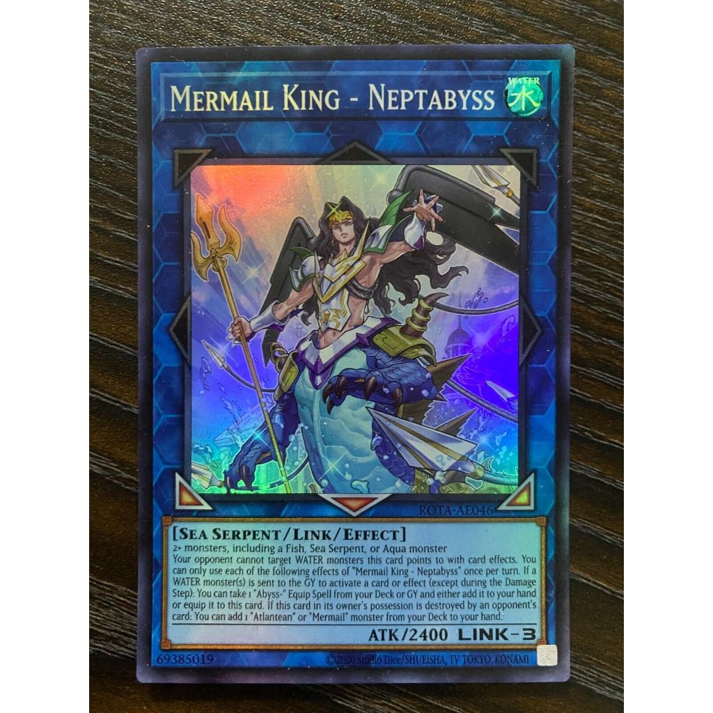[ Dưa Hấu Yugioh ] Lá bài thẻ Mermail King - Neptabyss - super rare ...