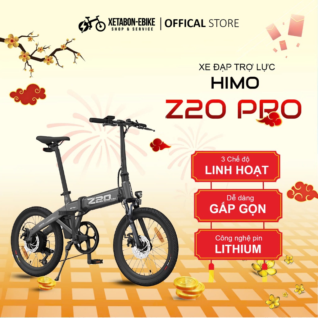 Xe đạp điện trợ lực Xiaomi Himo Z20 PRO, xe điện thế thao gấp gọn ...