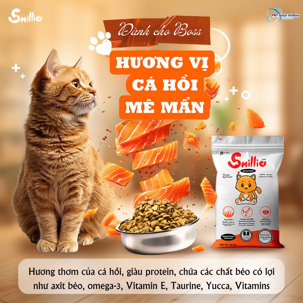 Thức Ăn Hạt SMILLIE 1kg Dinh Dưỡng Cân Bằng Và Đầy Đủ, Nhập Khẩu Thái ...