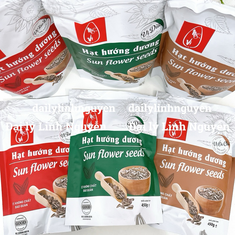 Gói hướng dương Mỹ Vị 3 vị táo đỏ, óc chó, vị dừa thơm ngon gói 450g | Shopee Việt Nam